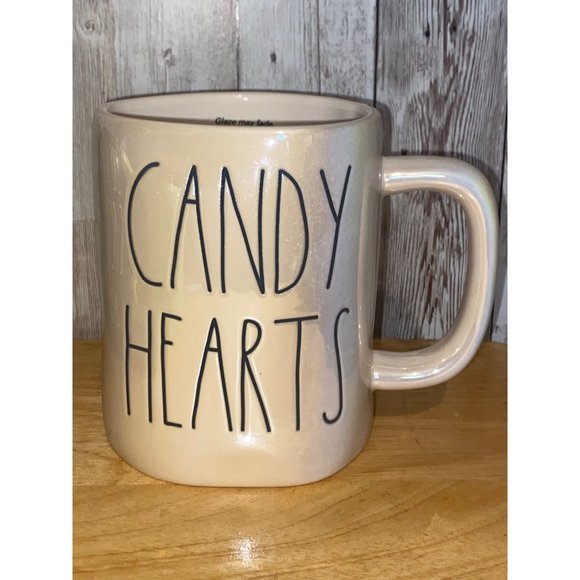 Rae Dunn | Kitchen | Rae Dunn Iridescent Candy Hearts Coffee Tea Mug ...